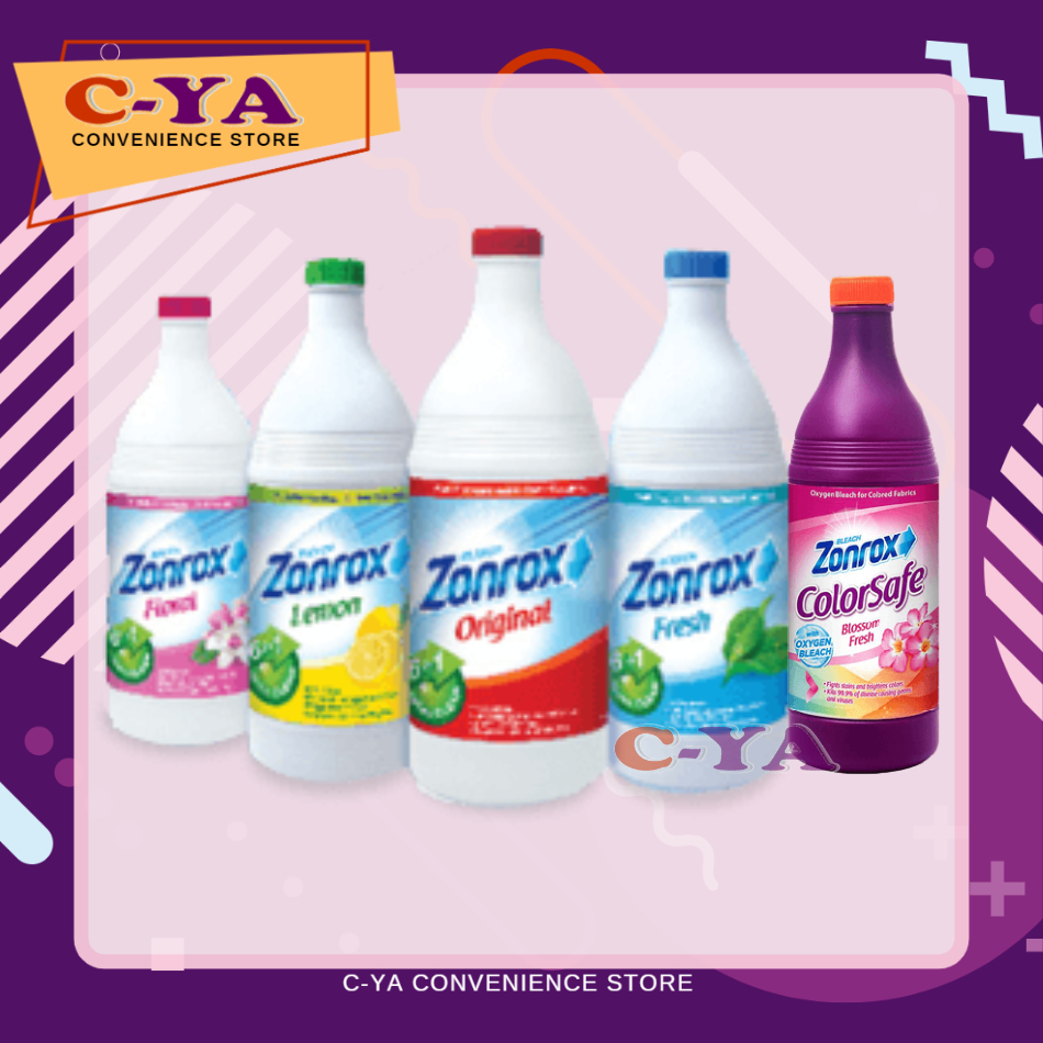 ZONROX Bleach Fresh 500ml/Color Safe Blossom 450ml | Shopee Philippines