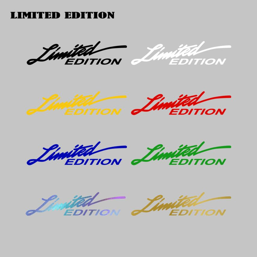 Limited edition decal/sticker for cars | Shopee Philippines