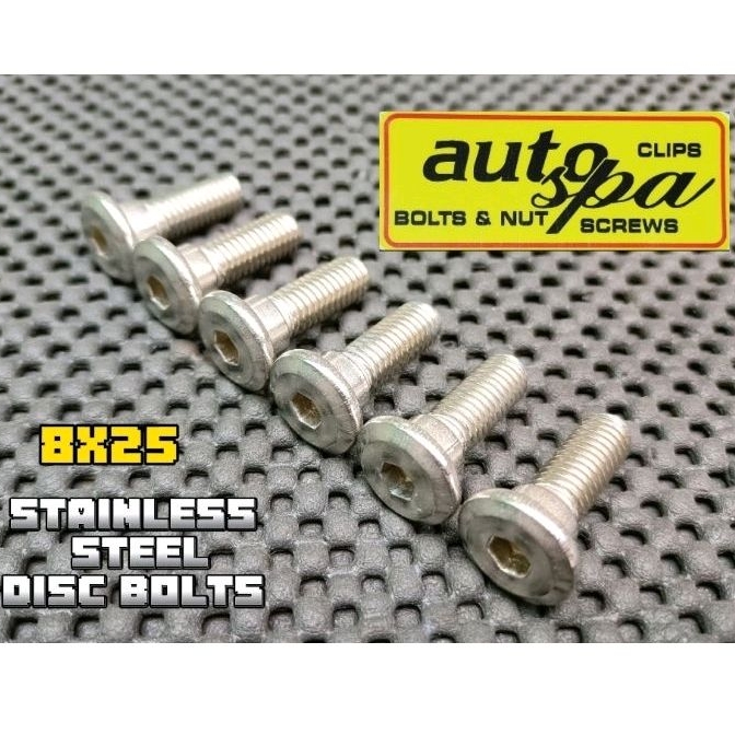 Universal Stainless Steel disc bolt M8x20 and M8x25 sold per piece ...