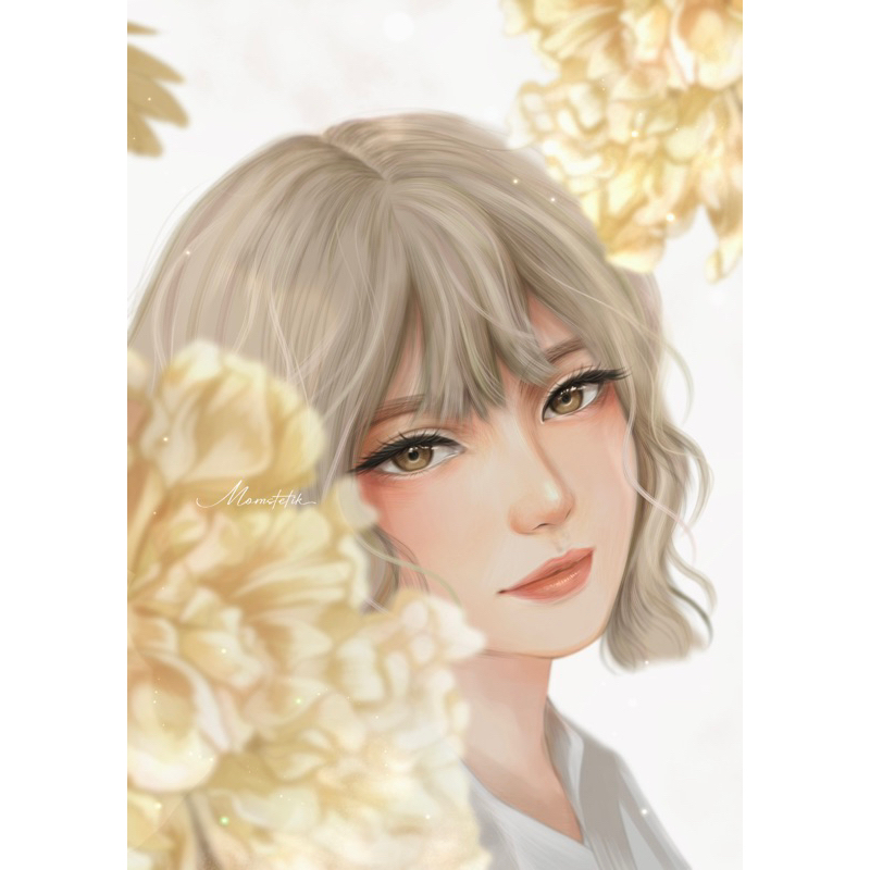 Portrait Floral Art Print | Shopee Philippines