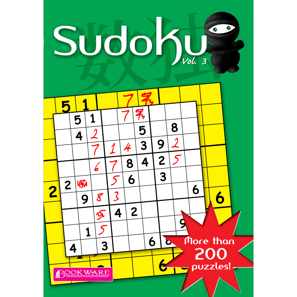 Sudoku (Volume 3) - Over 200 Puzzles - Easy To Hard - Suitable For All ...