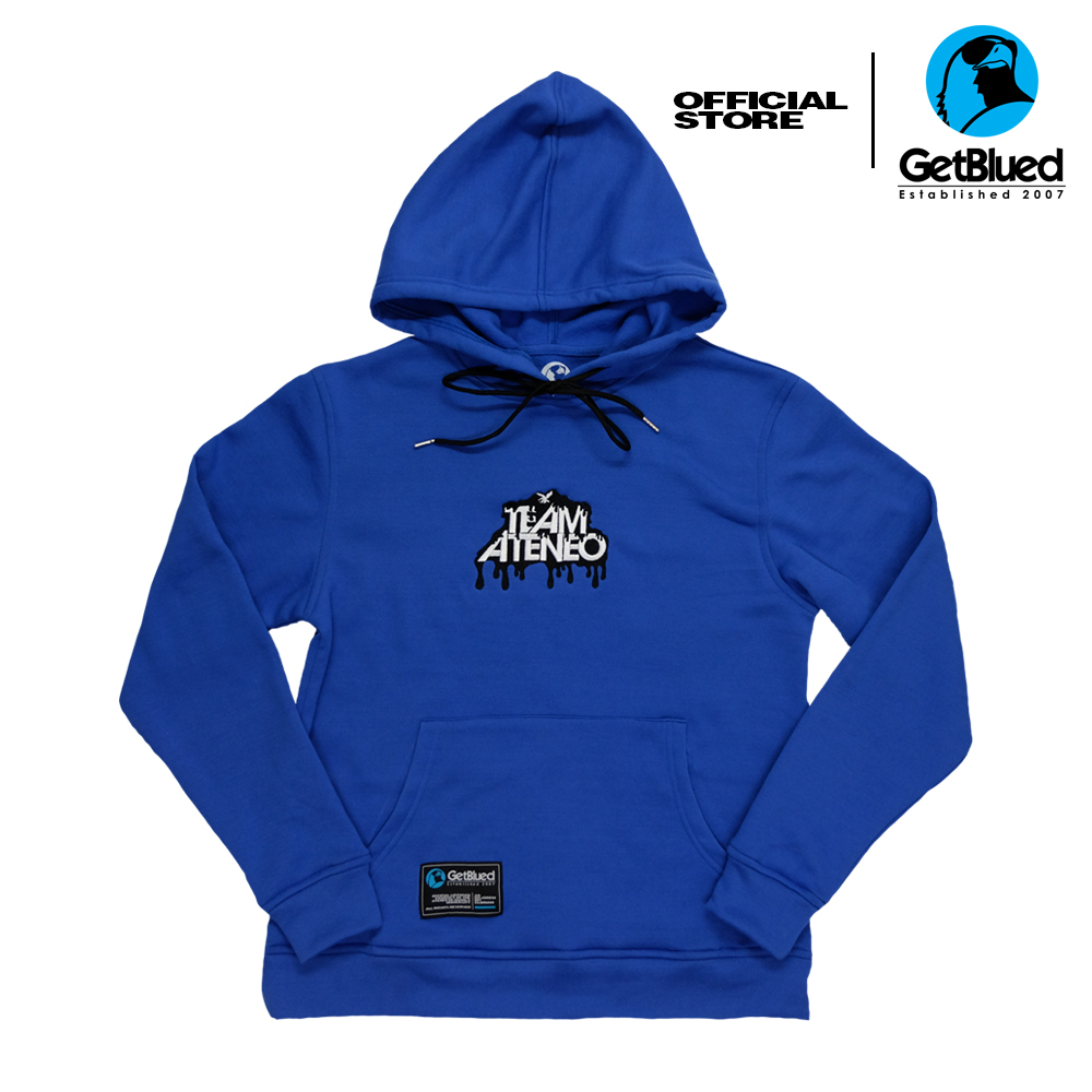 GetBlued Team Ateneo Drip Embroidered Patch Hoodie Royal Blue For Men ...