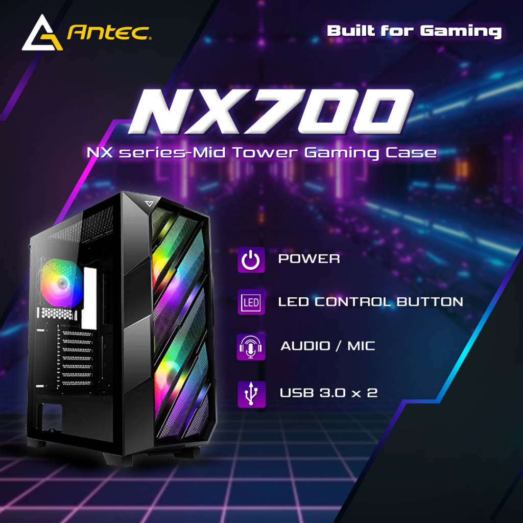 Antec NX700 NX Series-Mid Tower Gaming Case | Shopee Philippines