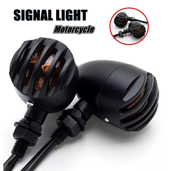 RUSI MOJO / KORAK BULLET Signal Light Yellow Motorcycle front back Turn ...