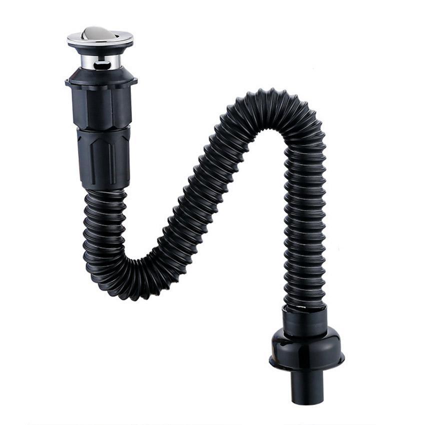 GEEBON Universal Sink Drain Pipe Retractable Deodorant Sewer Drainage ...