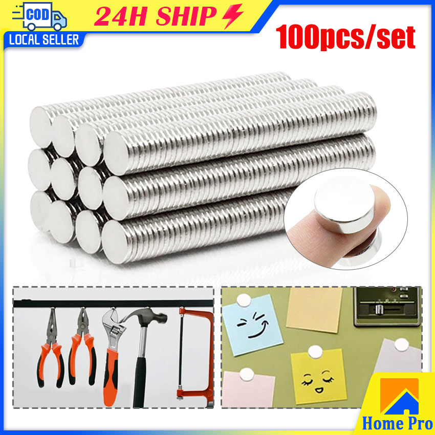 4/6MM Magnet Thickness1mm Super Strong Magnets NdFeB Neodymium Thin ...