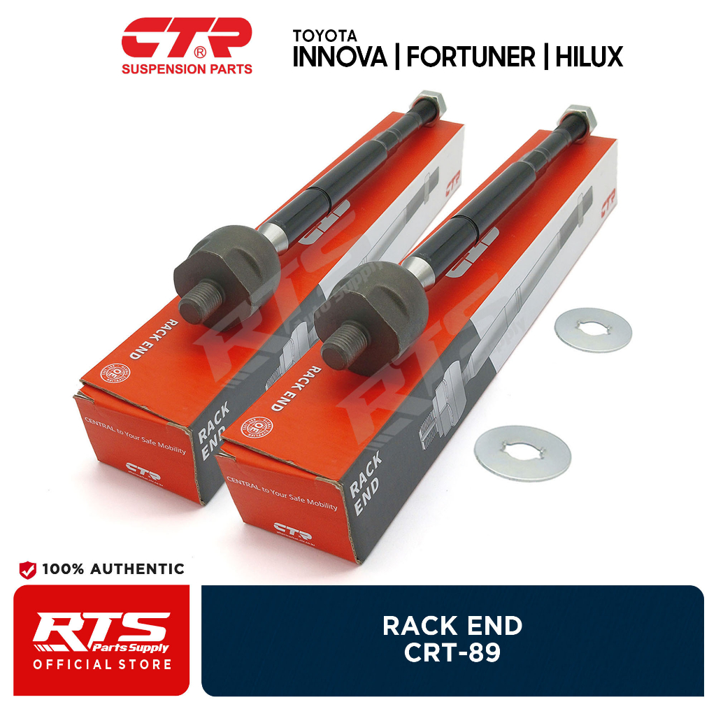 CTR 2PCS Rack End for Toyota Innova / Fortuner / Hilux Vigo 4x2 CRT-89 ...