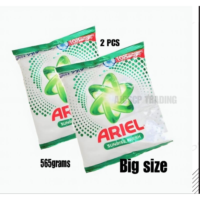 2 Bags Ariel Powder 565g (big sizes) | Shopee Philippines