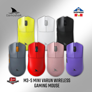 Darmoshark M3S Mini Varun Tri Mode Wireless Gaming Mouse Black White ...