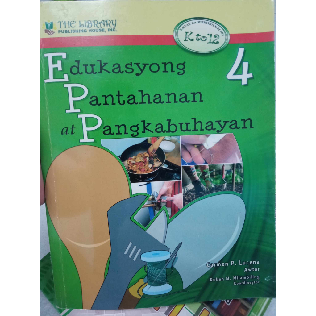 Edukasyong Pantahanan at Pangkabuhayan EPP Grade 4 Book Preloved Book ...