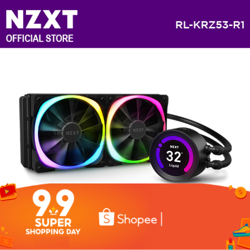 NZXT RL-KRZ53-R1/RW Kraken Z53 RGB BK 240MM | Fans & Heatsinks | RGB ... NZXT RL-KRZ53-R1/RW Kraken Z53 RGB BK 240MM | Fans & Heatsinks | RGB ...