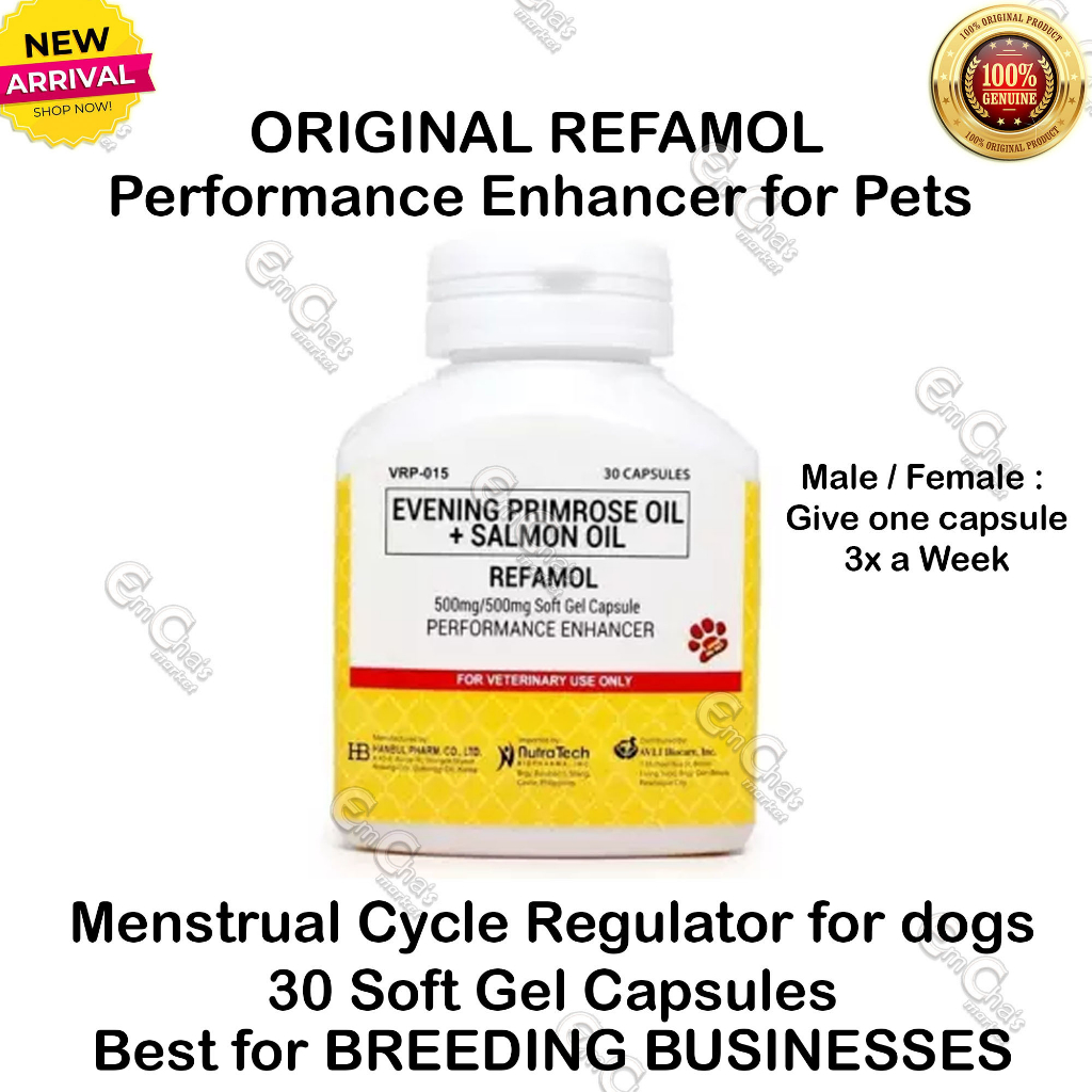 Nutratech Refamol High Performance Enhancer For Dogs 30 Capsules 500mg ...