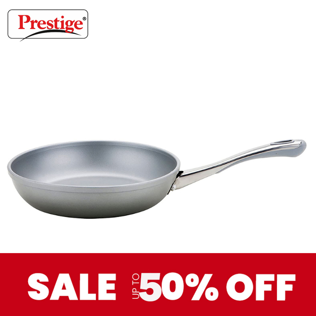 Prestige Cookware Prism Induction Ready Aluminum 20Cm Open Skillet ...