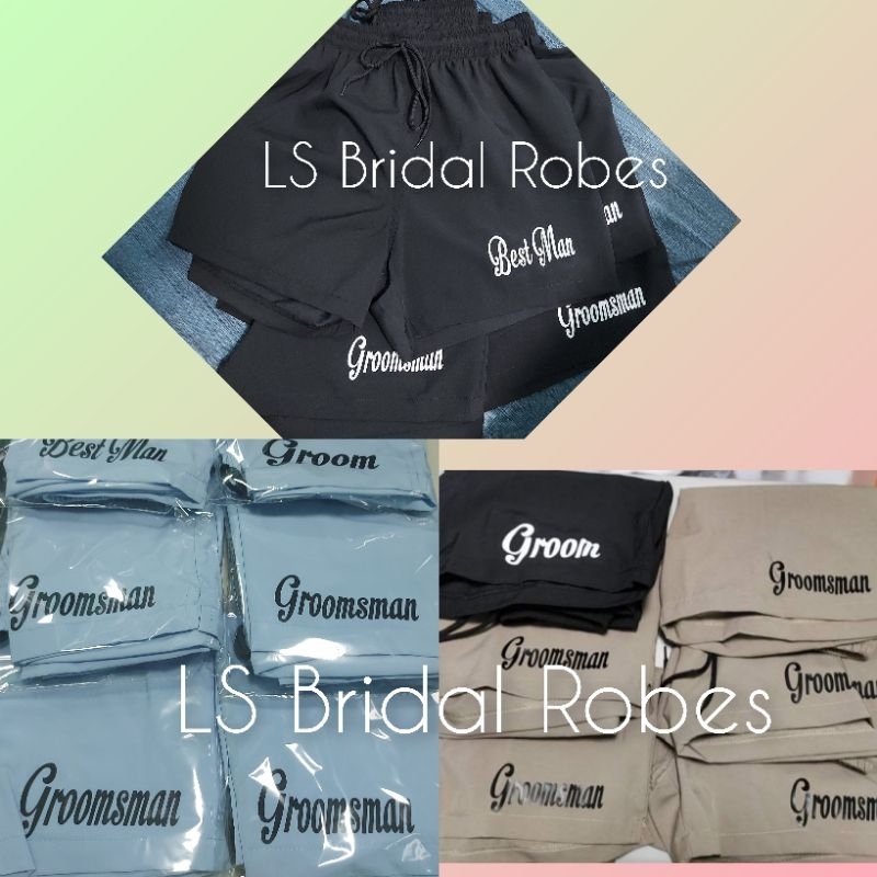 DRIFIT Groom & Groomsman Shorts / Boxer Shorts | Shopee Philippines
