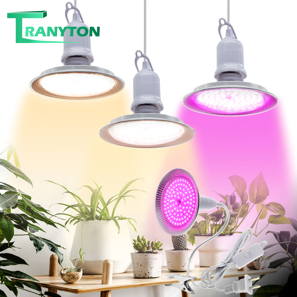 18W E27 LED Grow Light 4000K Sunshine Purple Light For For Veg Flowers ...