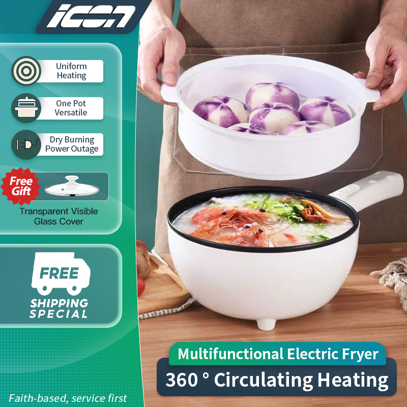 ICON 4L Electric frying Pan Multilayer Layer Cooker Rice Cooker Non ...