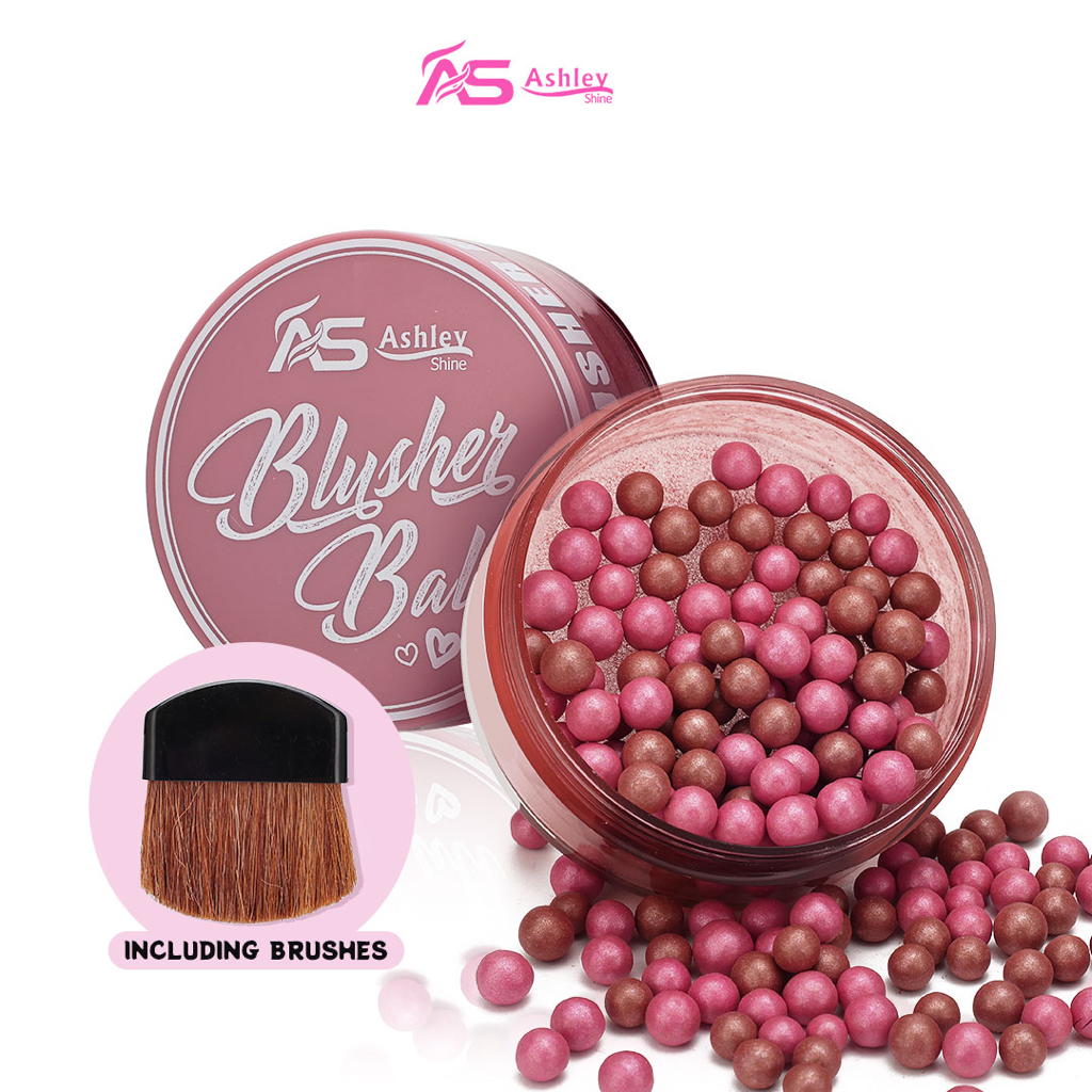 Ashley Shine Blush On Ball Blushes Pearls 18.5g Soft Powder Naturally ...