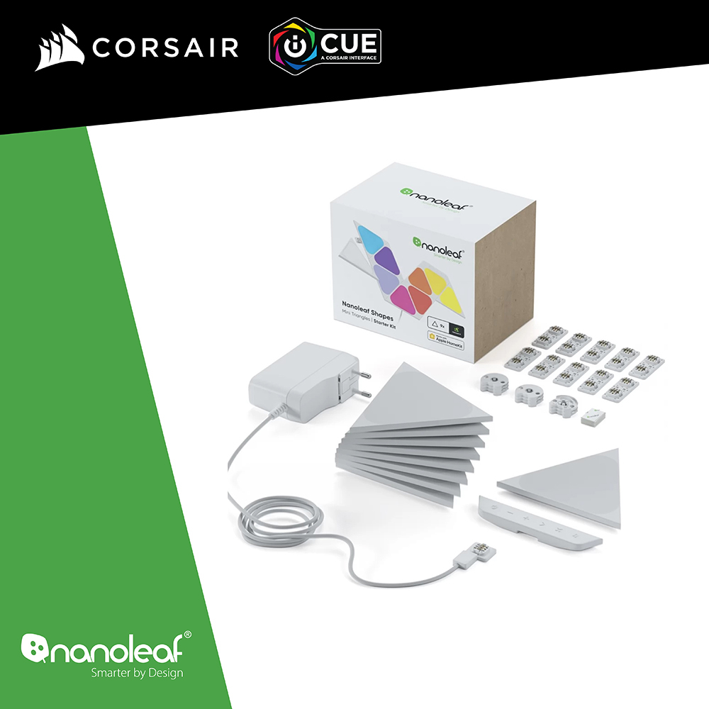 Nanoleaf Shapes Mini Triangles Shapes Panels Touch Control Modular ...