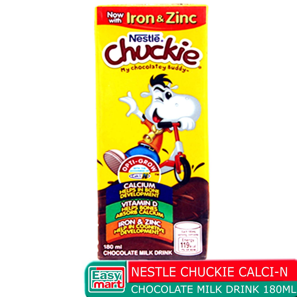 Easy.Mart Nestle Chuckie Calci-N Chocolate Drink 180ml | Shopee Philippines