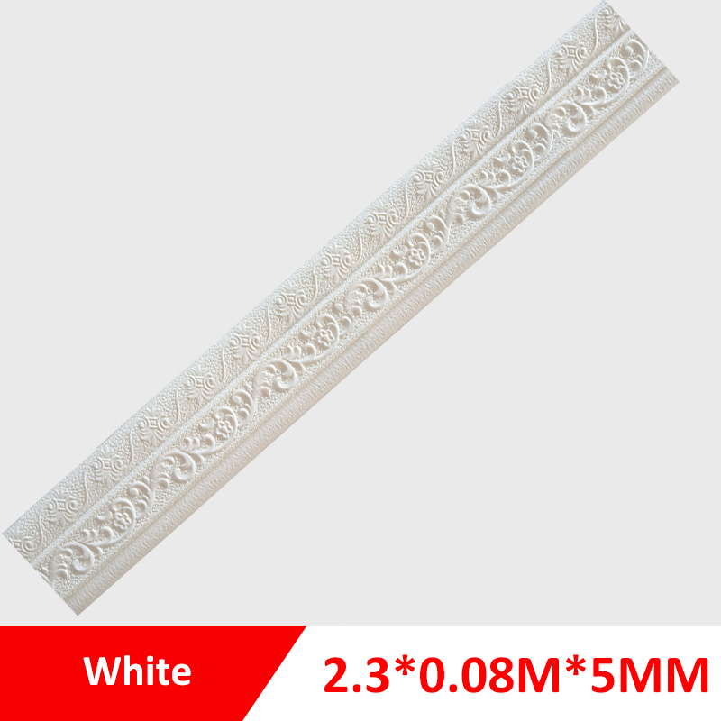 2.3m 3D foam wallpaper border waistline sticker waterproof self ...