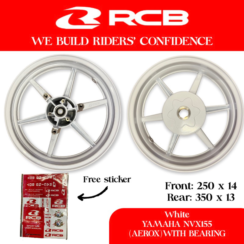 RCB MAGS SP811 (RB6) AEROX V1/ V2 [6 Spokes) | Shopee Philippines