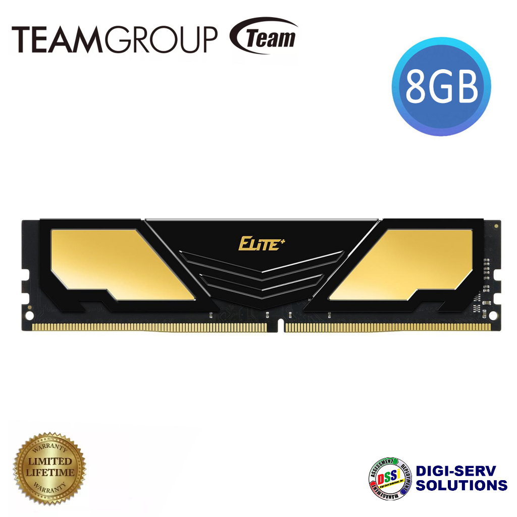 Team Group Elite Plus 8Gb U-Dimm Ddr4 3200 Ram Desktop Memory | Shopee ...