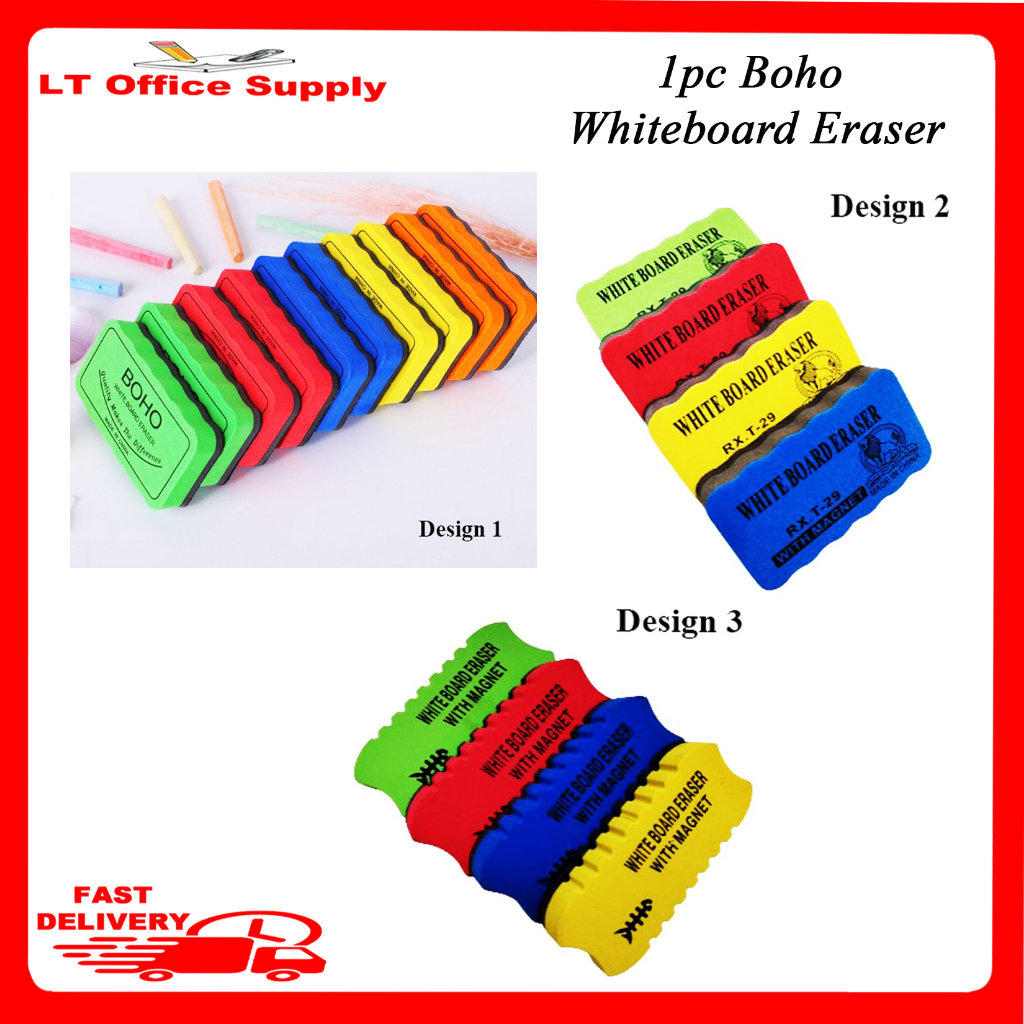 1pcs Boho Magnetic White Board Eraser(Random Colors) | Shopee Philippines