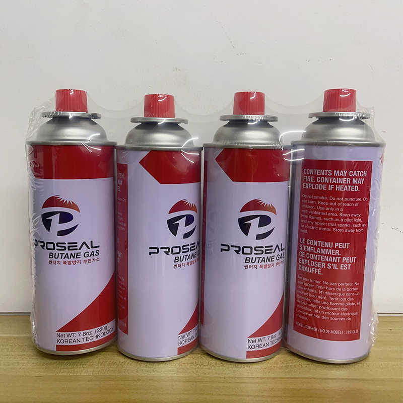 PROSEAL 4pcs x 220g Safe Butane Gas for Portable Gas Stove | Shopee ...