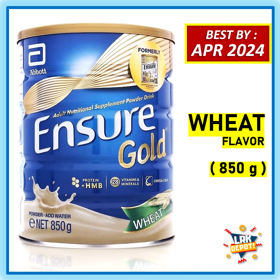 Ensure Gold HMB Wheat Flavor (850 g) Adult Nutritional Powdered Milk Drink - EXPIRY 04 / 2024 ...