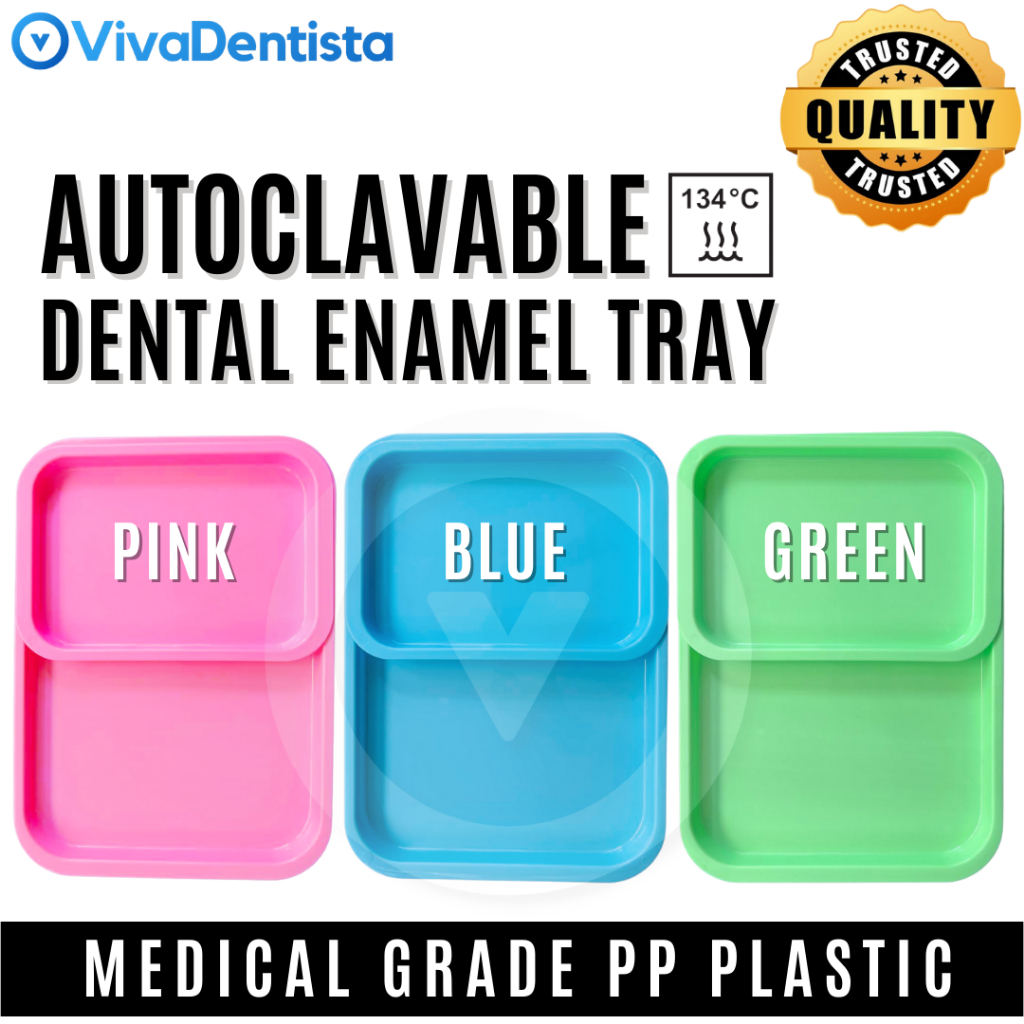 Autoclavable Dental Enamel Tray, Plastic Instrument Tray | Shopee ...