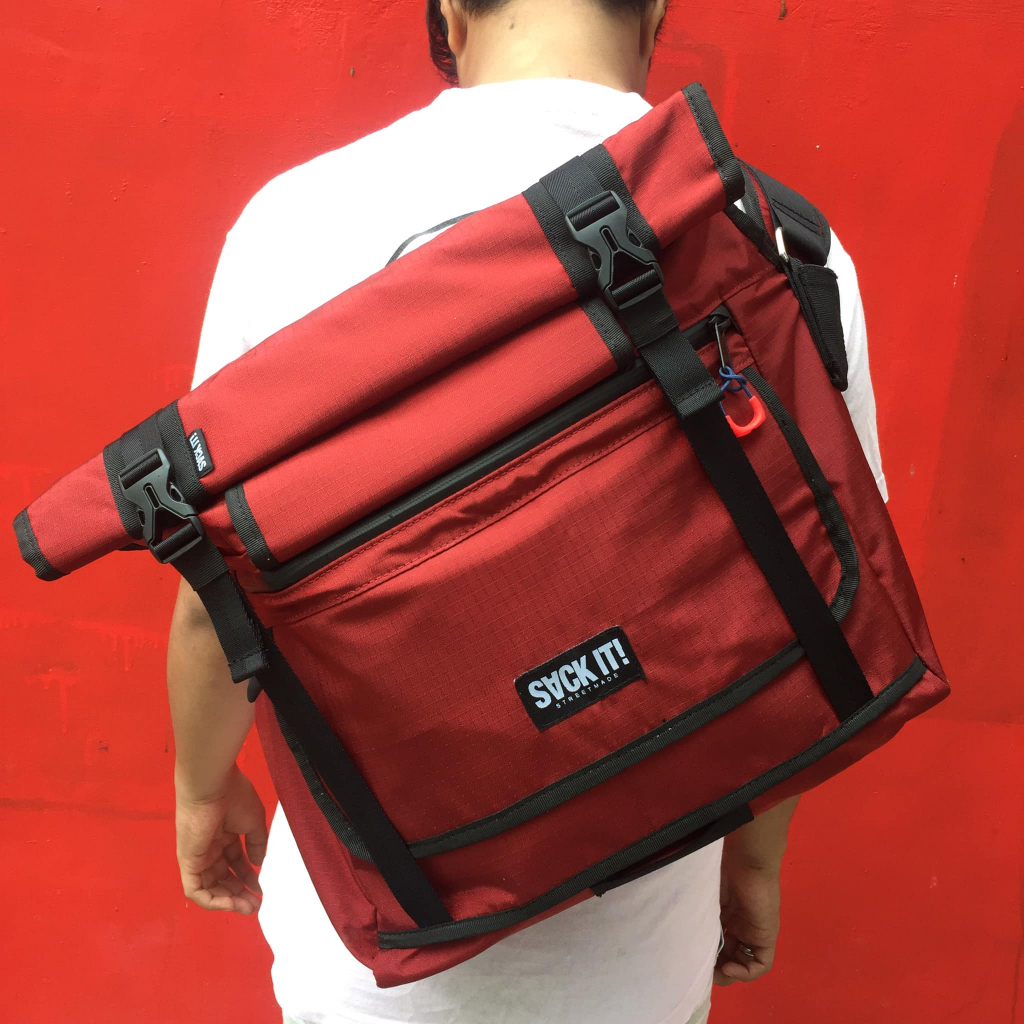 SACK IT MENSAHERO BAG 25L BIKE TO WORK WEATHER PROOF BAGS | Shopee ...