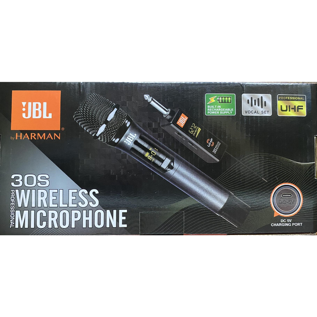 JBL SINGLE WIRELESS MICROPHONE 30S | Shopee Philippines