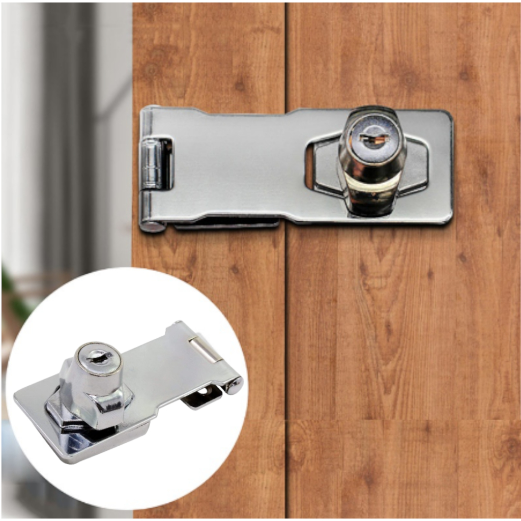 Self-Locking Hasp Lock/Padlocks | Shopee Philippines
