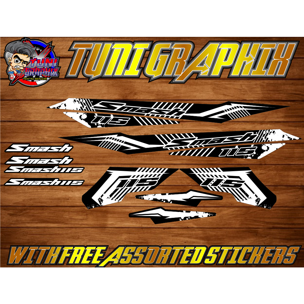 SUZUKI SMASH 115 DECALS MALAYSIAN CONCEPT | Shopee Philippines