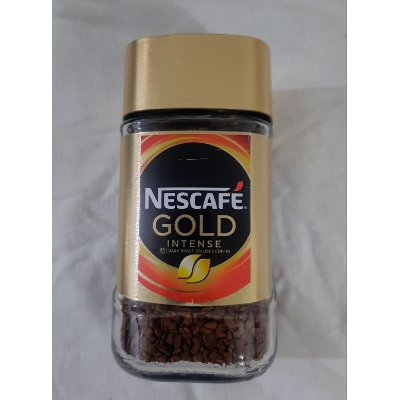 Nescafe Gold Intense Dark Roast Soluble Coffee 50g | Shopee Philippines
