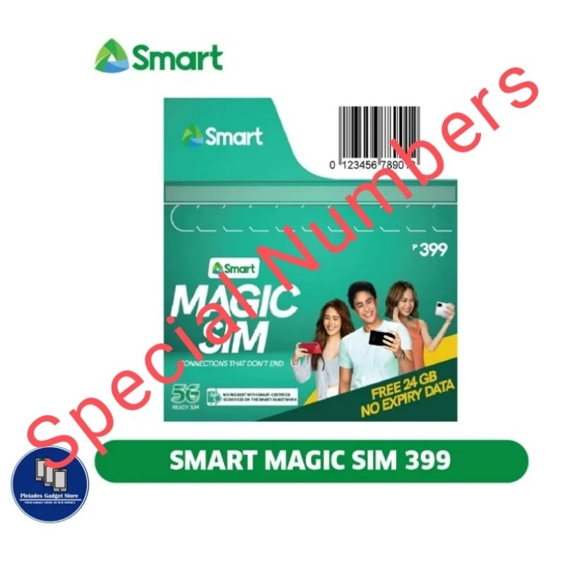 Smart Magic Sim 24GB Data No Expiry (special number choose your number ...