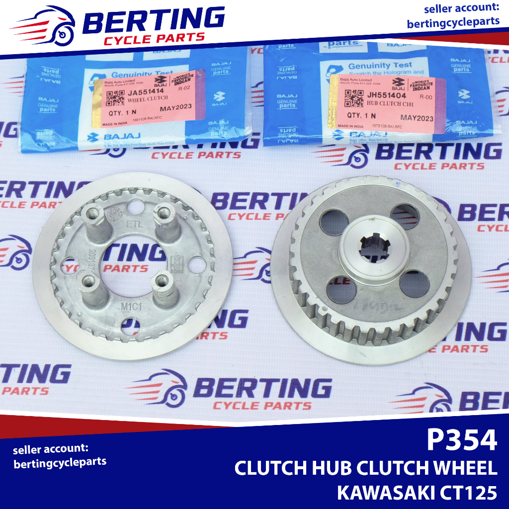 CLUTCH HUB CLUTCH WHEEL Kawasaki CT125 Genuine JH551404 JA551414 ...