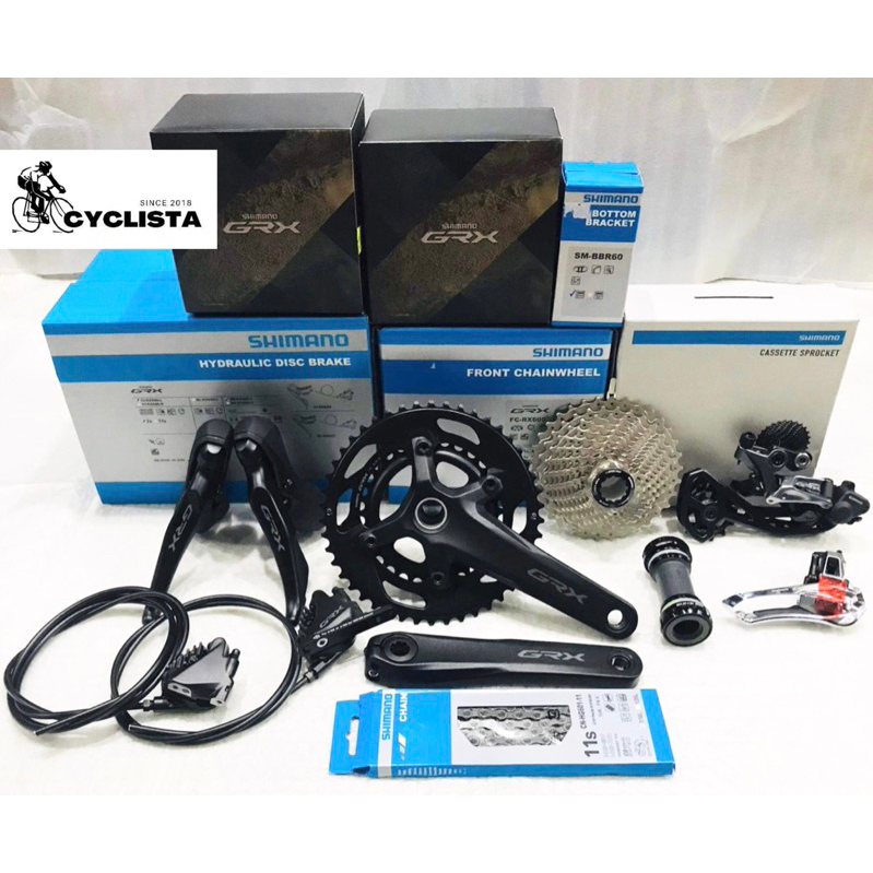SHIMANO GRX RX600 2X11 Speed Gravel Groupset | Shopee Philippines