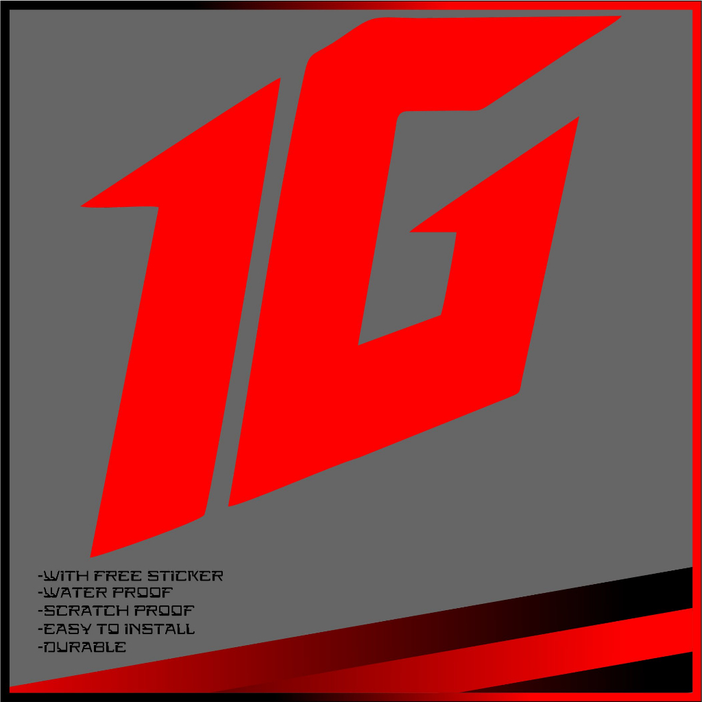 1G -OneGarage Vinyl cutout sticker | Shopee Philippines