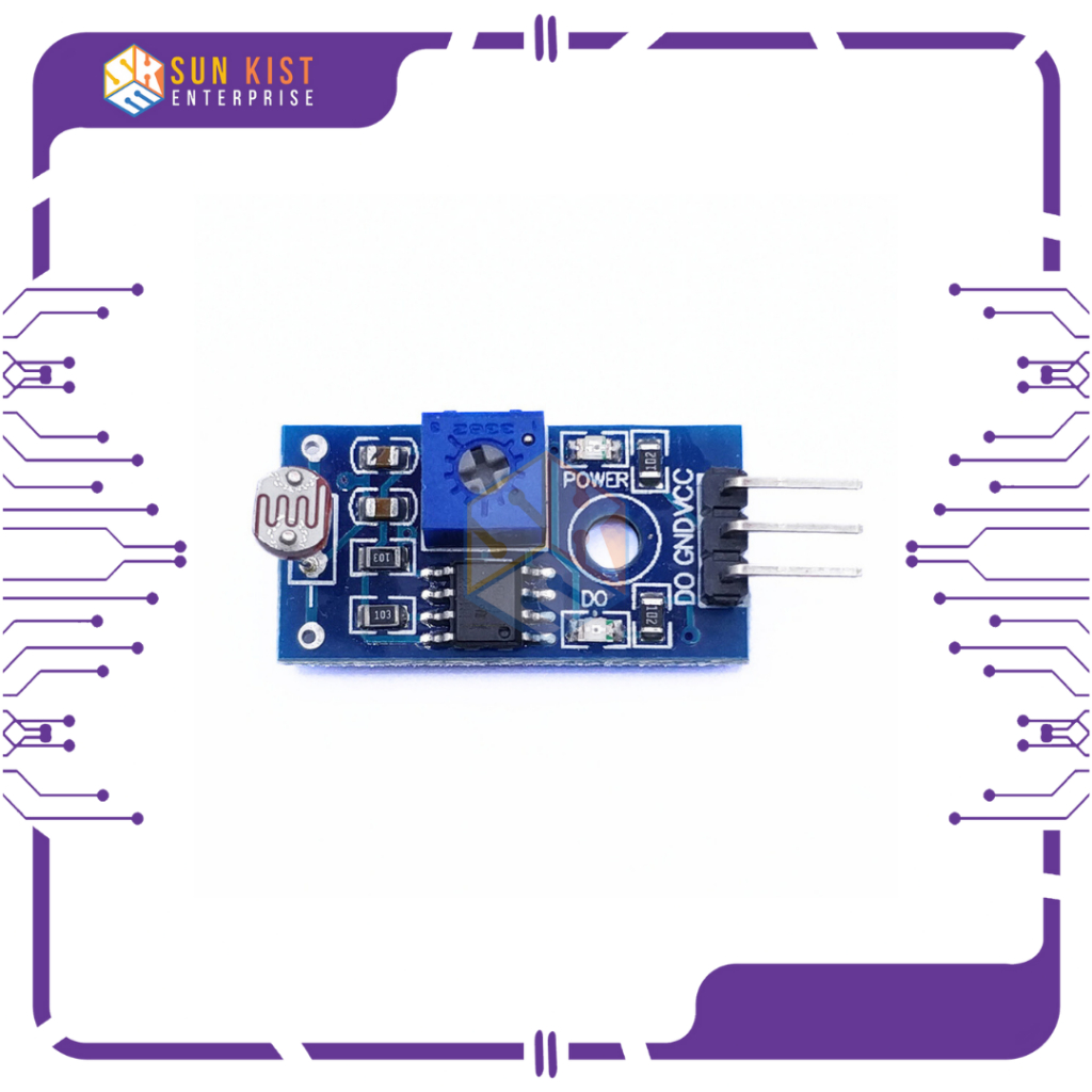 Photoresistor Ldr Sensor Module Detects Light Sensitive Photodiode For