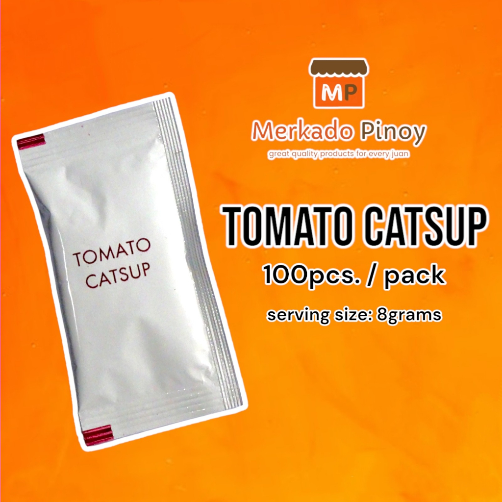Merkado Pinoy TOMATO CATSUP IN SACHET KETCHUP 8g. | Shopee Philippines