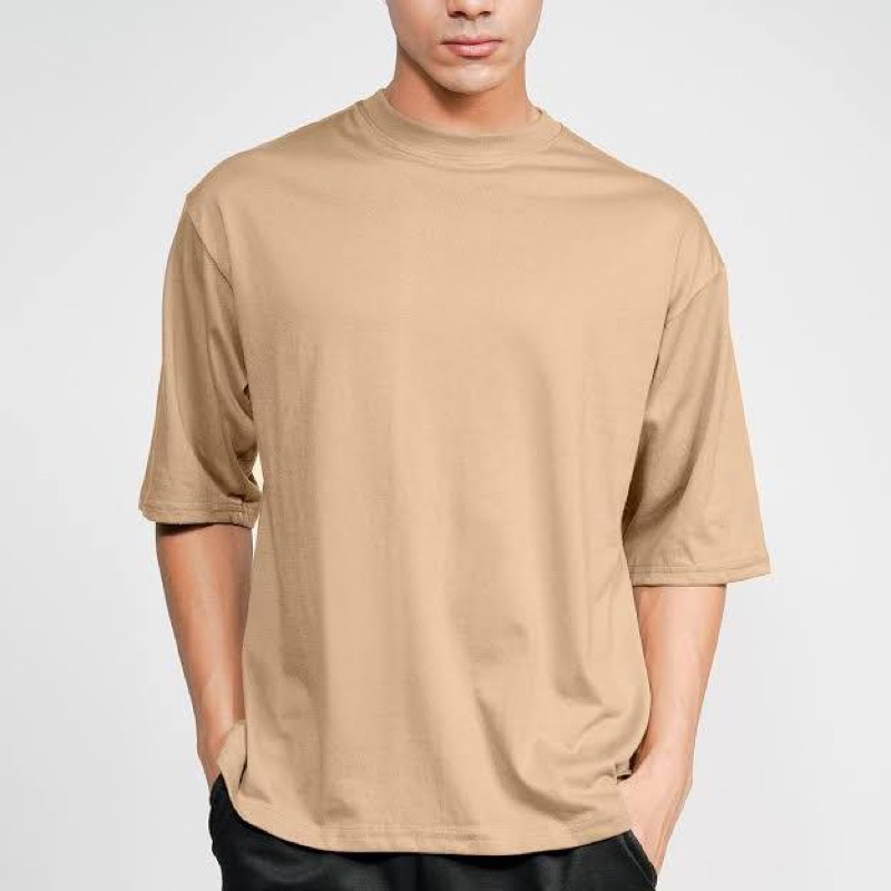 Basic Oversized Simple/Plain Closed Neck Shirt for Men & Women | Shopee ...