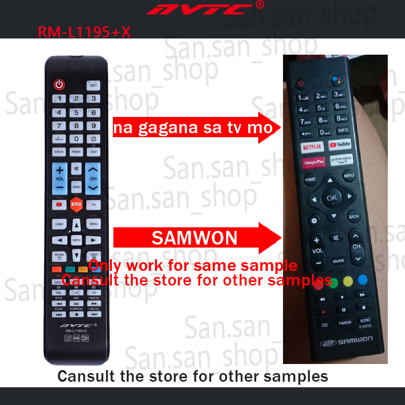 100% Universal remote control for samwon smart tv remote,universal na ...