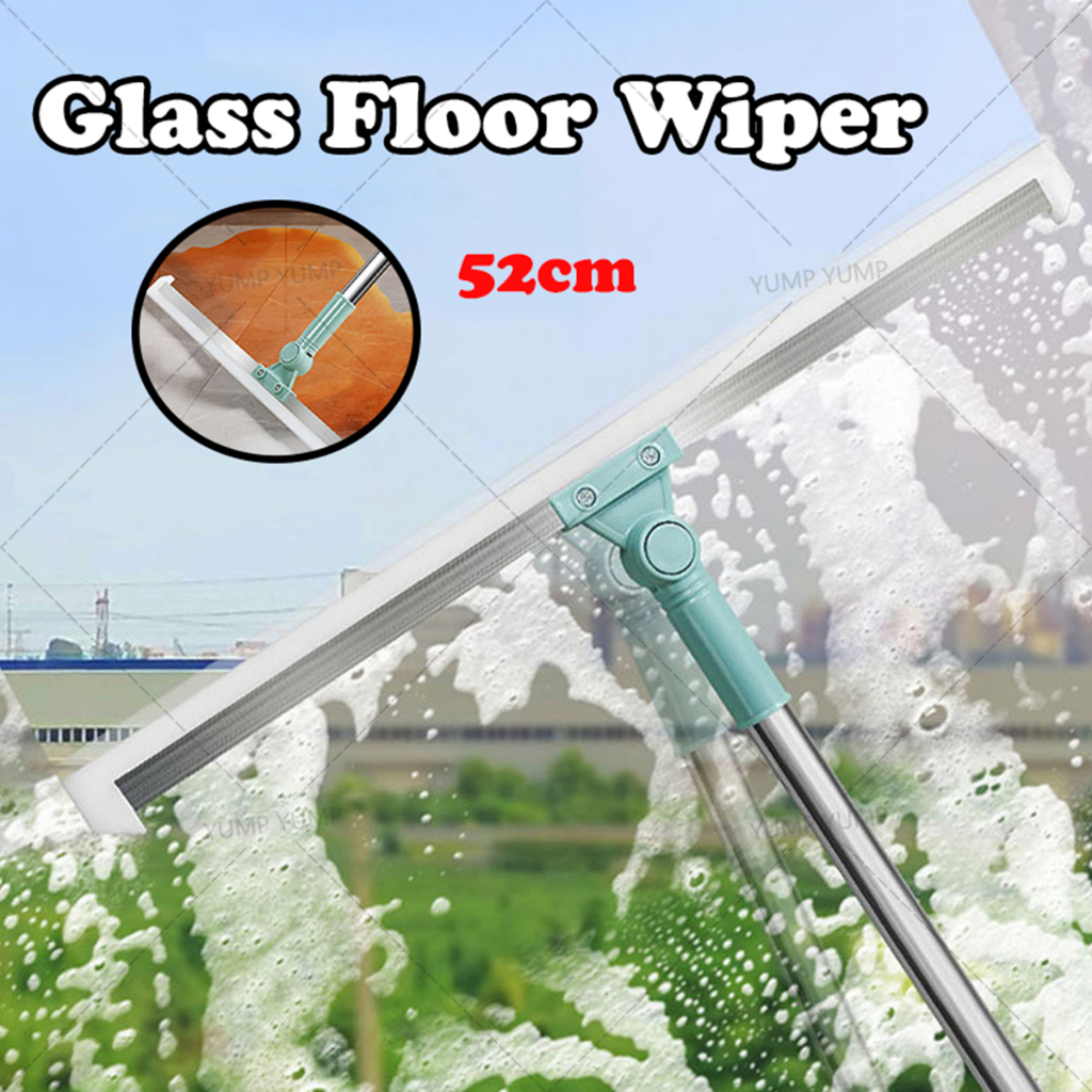Magic Silicone Broom Floor Squeegee with Adjustable Long Handle ...