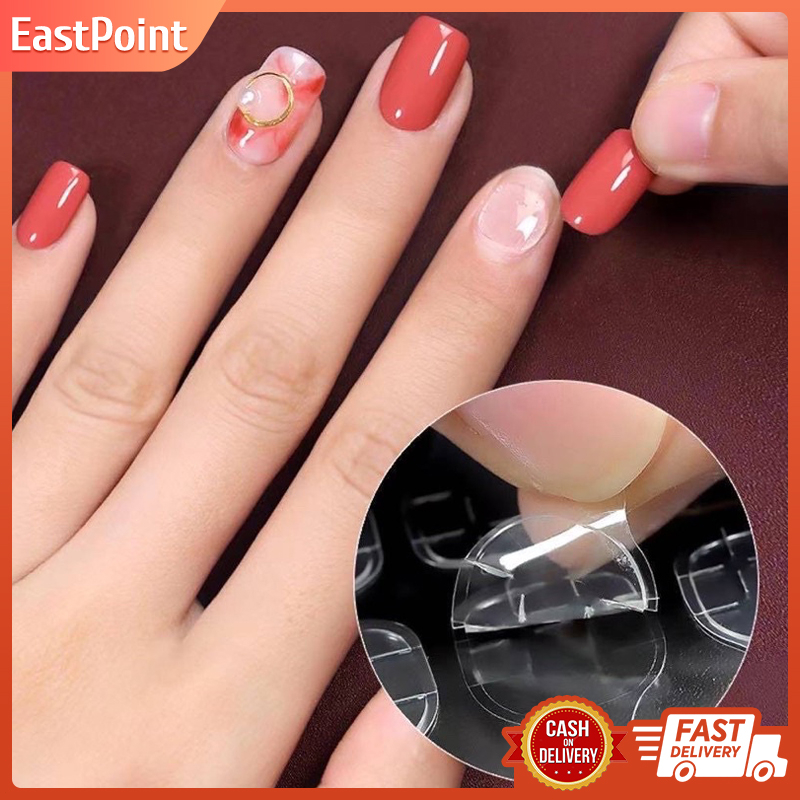 Manail Wear Jelly Paste Ultra-Thin Jelly Jelly Fake Nail Paste Double ...
