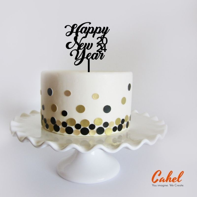Happy New Year 2024 Cake Topper | Shopee Philippines