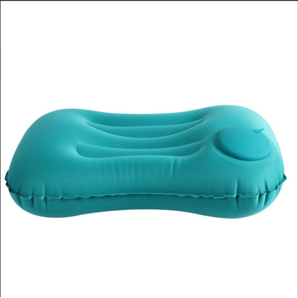Press Type Inflatable Pillow Travel Air Pillow Cushion Camp Beach Air ...