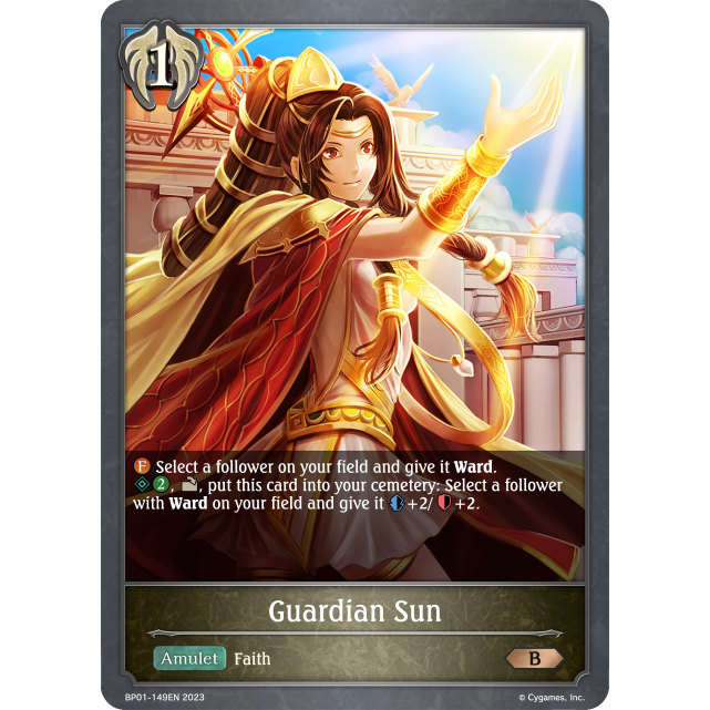Guardian Sun - BP01: Advent of Genesis (SHADOWVERSE: EVOLVE) | Shopee Philippines