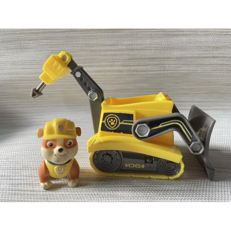 Paw Patrol Rubble's Ultimate Rescue Construction Bulldozer Toy Vehicle ...