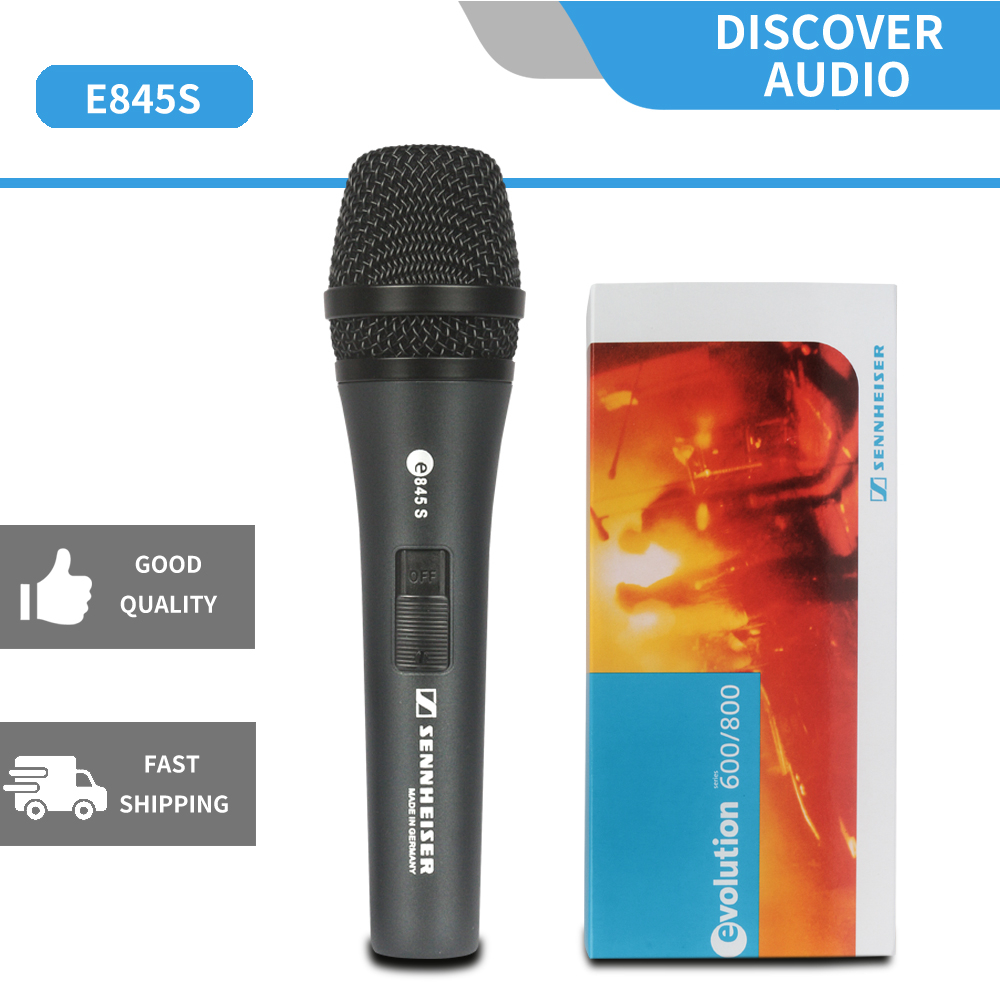 E845S Wired Dynamic Microphone Professional Stage Performance Host ...